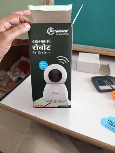 WiFi Camera with SIM Card- 4G+WiFi Robot Pan/Tilt Camera