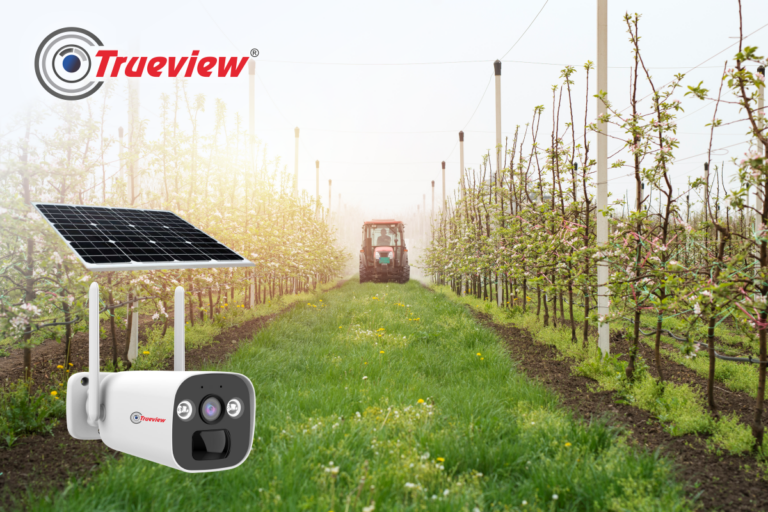 Solar Powered CCTV Camera for Remote Security with Trueview