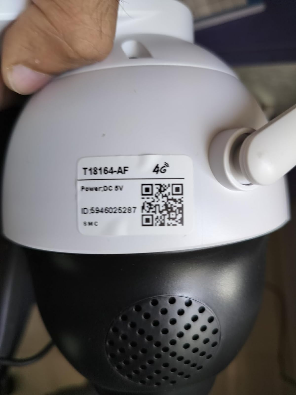 4G Solar CCTV Camera - 3MP Dual Lens Mini Pan-Tilt Camera