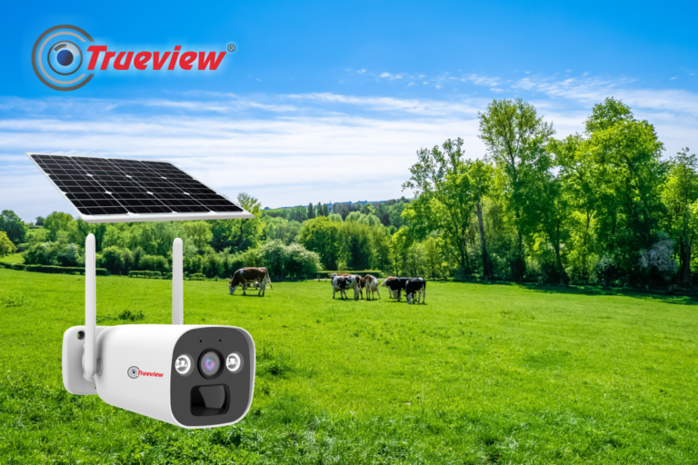 Community Surveillance with CCTV Camera with Solar Panel